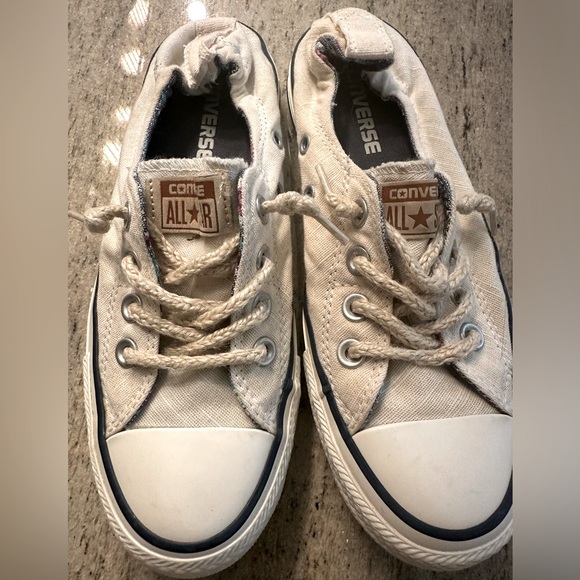 Converse | Shoes | Converse Chuck Taylor Shoreline Sz 65 Euc Cream ...